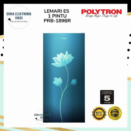 Promo KULKAS POLYTRON PRB189 PRB 189 LEMARI ES 1 PINTU LOW WATT 180 ...