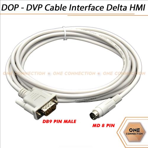 Jual DOP - DVP Cable Interface Delta HMI Touch Panel DOP to DVP PLC ...