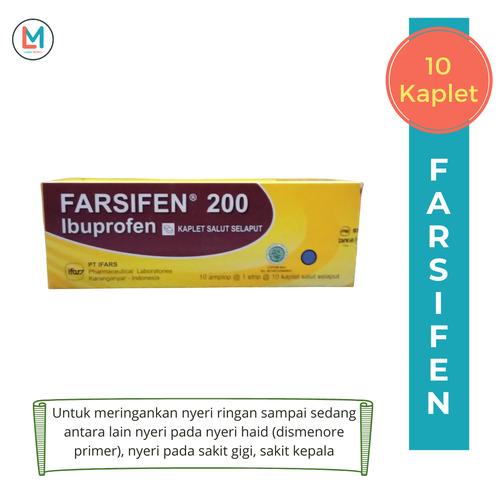 Jual Farsifen Ibuprofen 200 mg | 1 Strip 10 Tablet | Obat Anti Nyeri ...