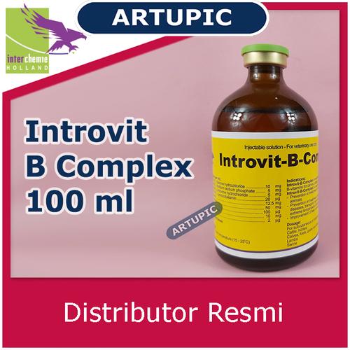 Jual Introvit B Complex 100 ml Obat pencegah stres pada ternak Biotin ...