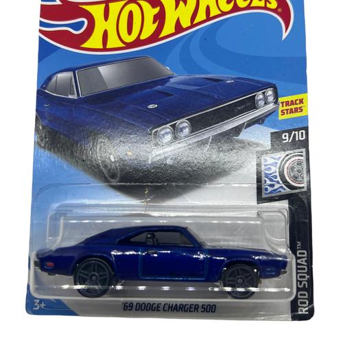 Jual Diecast Mobil ’69 Dodge Charger 500 Hot Wheels Warna Biru ...