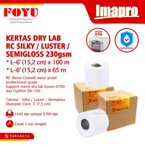 Jual Kertas Cetak Foto Photo Paper Mesin Printer Dry Lab SureLab Epson ...