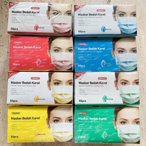 Jual ONEMED - Masker 3 Ply Earloop | Surgical Mask | Masker Onemed ...
