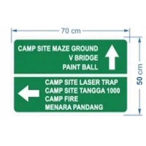 Jual Rambu Sign Custom 70cm x 50cm Plat Alumunium - Kota Depok - Super ...