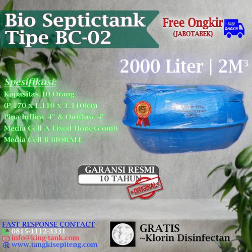 Jual Tangki BIOTANK BIOTECH BIOFIL 2000 Liter / 2 m3 - Jakarta Barat ...
