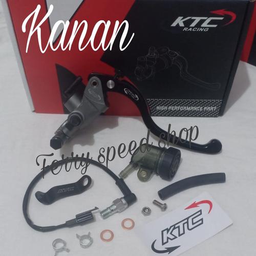 Jual Master rem tabung ktc evo radial / master rem ktc racing + switch rem - Grey, kanan ...