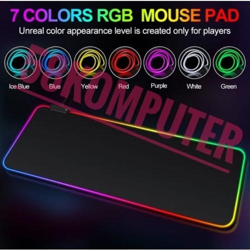 Jual Mose Pad Gaming Rgb Lampu Led Usb 300 X 800 X 4 Mm MOUSE MAOUSE ...