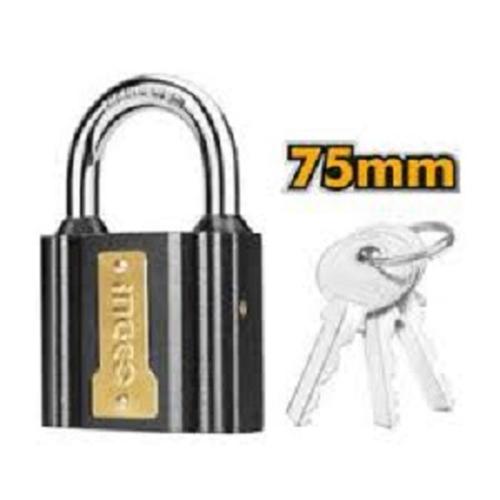Jual INGCO DIPL0701 - GEMBOK BESI HITAM 75MM / IRON PADLOCK 75MM - Kota ...