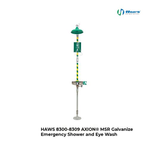 Jual HAWS 8300-8309 AXION MSR Galvanize Emergency Shower and Eye Wash ...