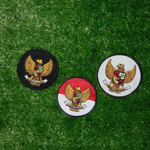 Jual Patch Bordir Jahit Logo Garuda /Emblem Bordir Jahit Garuda ...
