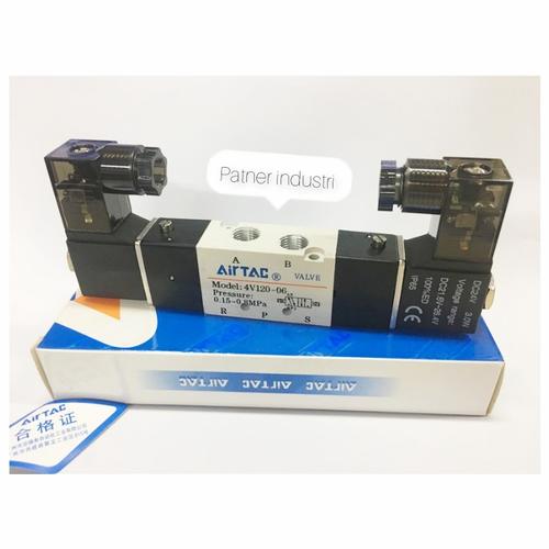 Jual Solenoid Valve Pneumatic AIRTAC Double coil 4V120-06 - Jakarta Barat - PATNER INDUSTRI ...
