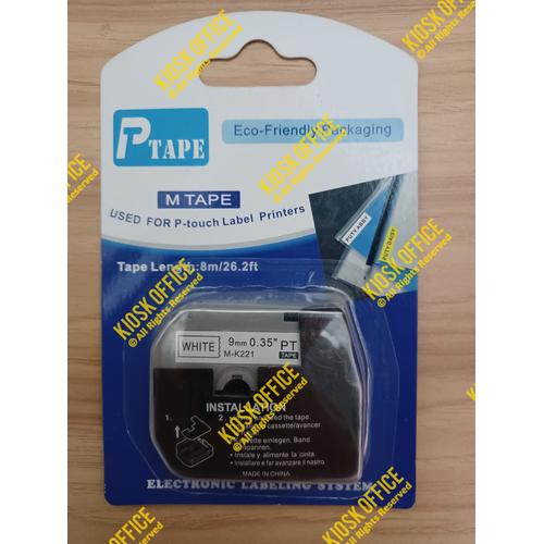 Jual Pita Label Tape Printer Brother (M - Label Tape) - Putih 9mm ...