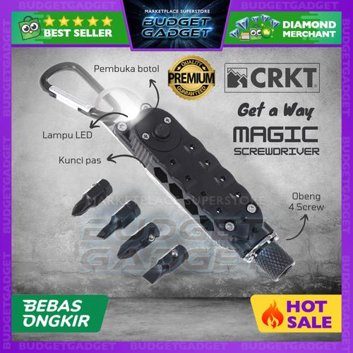 Jual CRKT Magic Screwdriver EDC Multifunction Tools Obeng Serbaguna ...