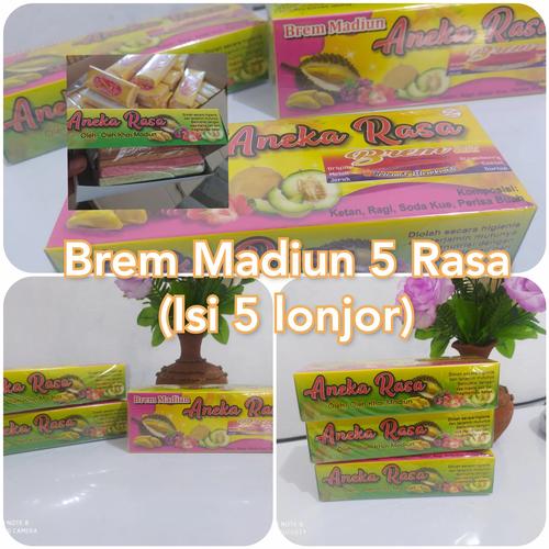 Jual Brem Aneka Rasa 5 Rasa dengan rasa buah asli isi 5 lonjor berat ...