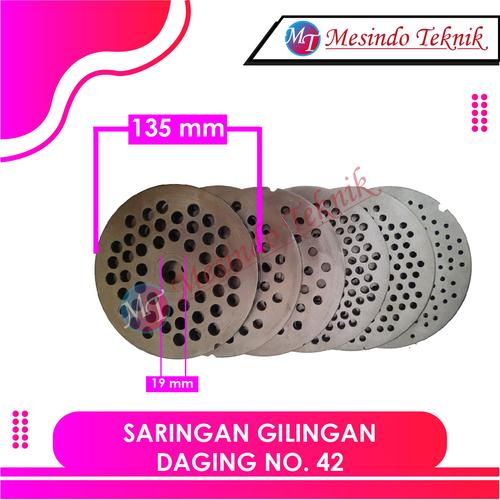 Jual GILINGAN DAGING NO.42 SARINGAN - 4mm - Kab. Tangerang - Mesindo ...