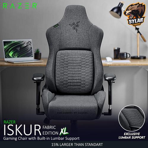 Jual Razer Iskur Fabric XL Gaming Chair / Kursi Gaming - Dark Grey ...