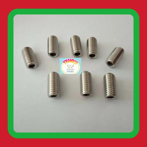 Jual baut l tanam Stainles ss304 m8x20mm / socket set screw ss304 - Jakarta Pusat - aretha jaya ...