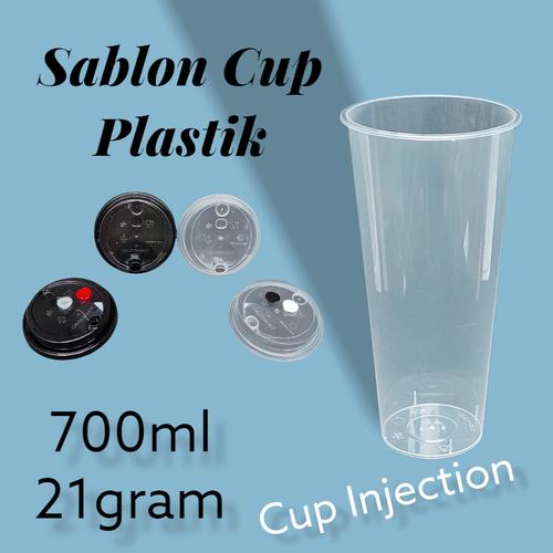 Jual Sablon Gelas Cup Injection | Cup PP Inject 700ml 21gram Cetak Logo - Jakarta Pusat - Kang ...