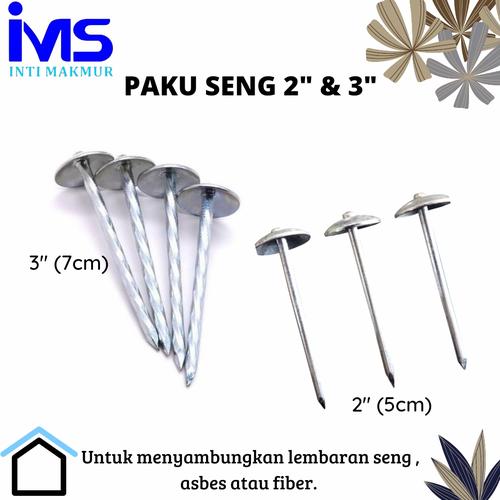 Jual Paku Seng atau Paku Asbes atau Paku Payung - Paku Asbes 3" - Kota ...
