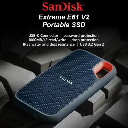 Jual SanDisk Extreme E61 V2 Portable SSD 500GB 1TB External Original - 1TB - Kota Medan - Kedai ...