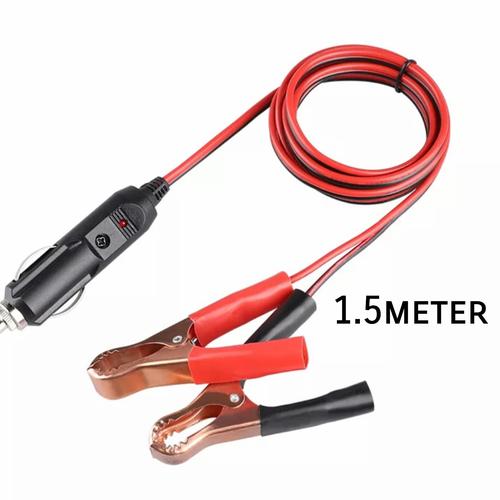 Jual kabel jumper socket male jepit aki clamp plug soket lighter ...