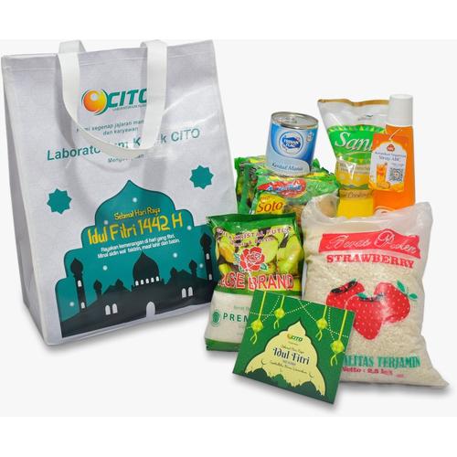 Jual TAS PARCEL SEMBAKO IDUL FITRI CUSTOM BAHAN FLEXY MMT 30x40x15 cm ...