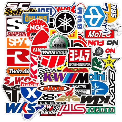 Promo Sticker Koper Laptop 1 Set isi 50 Pcs Desain Otomotif Racing ...