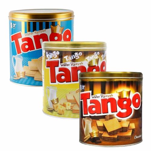 Jual Wafer Tango Kaleng 300 gram (Chocolate, Cheese, Vanilla) Biskuit ...