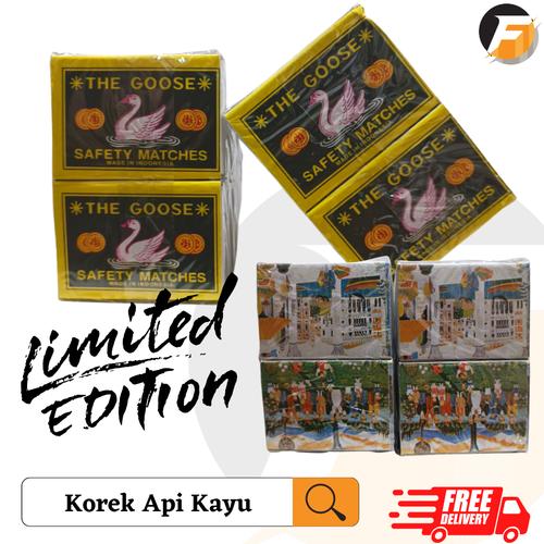 Jual Korek Api Kayu Jadul Langka Black Goose Angsa Hitam - Kota ...
