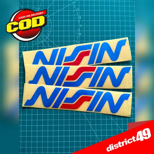 Jual Sticker Cutting Nissin Stiker Nissin Stiker Racing Stiker motor ...
