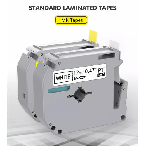 Jual Pita Label Tape Printer Brother (M - Label Tape) - Kuning 9mm ...