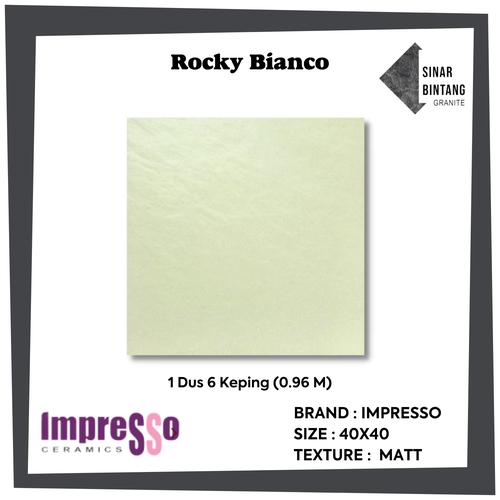 Jual Keramik Teras | Keramik Garasi 40X40 Rocky Series Impresso - ROSE ...