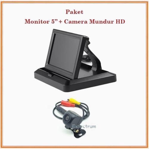 Jual Monitor TV Lipat 5 inch - PAKET Monitor TV 5 inch & Kamera CCD HD ...