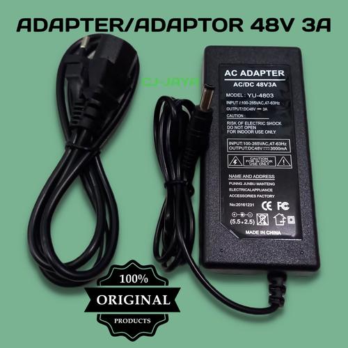 Jual adaptor 48v 3a/adapter 48v 3a high quality/adaptor 48volt 3ampere ...