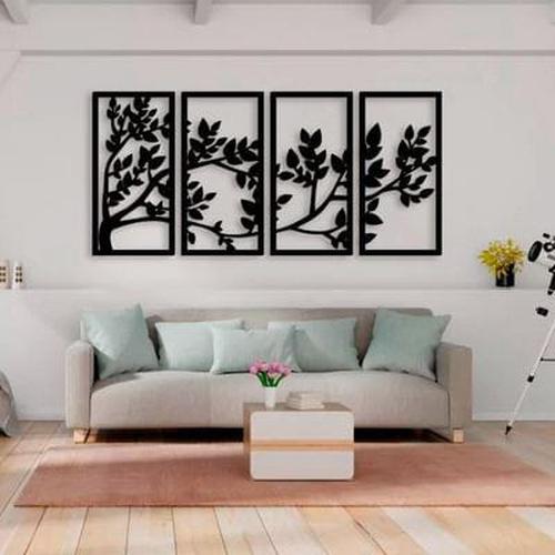 Jual Hiasan Dinding Material Plat Besi/ Ornamen Ruang Tamu/ Dekorasi ...