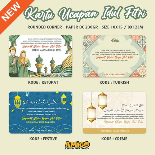 Jual Kartu Lebaran Ucapan Idul Fitri Hari Raya Gift Card Parcel Hampers ...