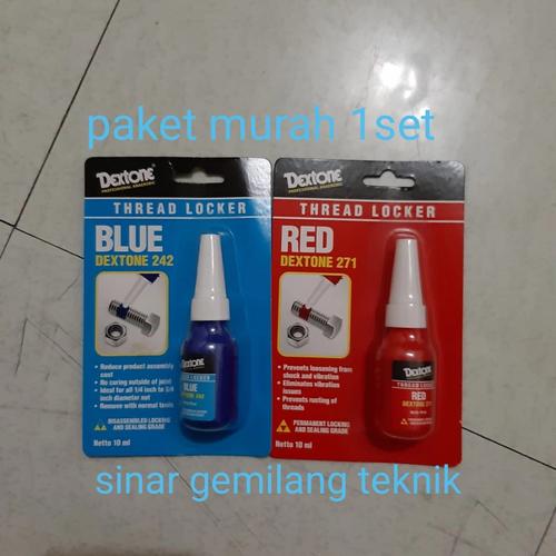 Jual LEM BAUT DAN MUR DEXTONE THREAD LOCKER 271 DAN 242 RED AND BLUE ... Jual LEM BAUT DAN MUR DEXTONE THREAD LOCKER 271 DAN 242 RED AND BLUE ...