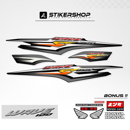 Jual STRIPING SUPRA FIT NEW/ STIKER SUPRA FIT NEW / WAVE 100 / GRAFIS 1 ...