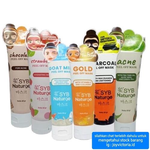 Jual SYB MASKER WAJAH NATURGO 60GR PEEL OFF FACE MASK TUBE KOSMETIK ...