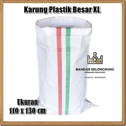 Jual Karung Plastik Jumbo Murah Tebal Kuat Besar XL 110 x 130 cm 100kg ...