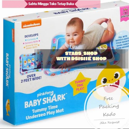 Jual Pinkfong Baby Shark Tummy Time Undersea Play Mat Original ...