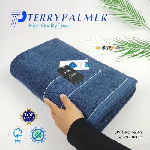Jual Handuk Mandi Hotel Signature Oxford Navy gramasi 550 uk 70x140 ...
