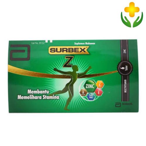 Jual Surbex-Z 6 Tablet Multivitamin dan Mineral - Kab. Sidoarjo ...