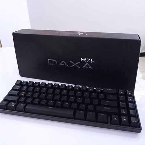 Jual rexus mechanical daxa m71 classic keyboard - Putih, Brown - Kota ...