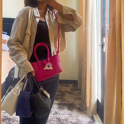 Jual CANDY / Tas Anyaman Bali / Tas anyaman / Tas Jali - Hitam - Kota ...