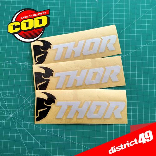 Jual Sticker Cutting Thor Stiker Thor Stiker Racing Stiker Motor Helm ...