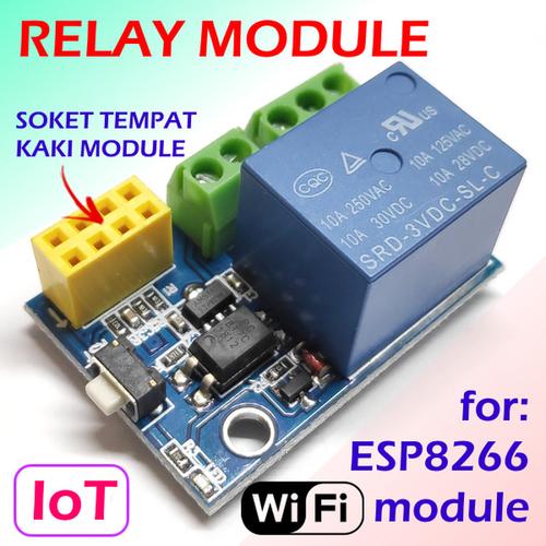 Jual Relay Module for ESP8266 WiFi Wireless IoT Internet Remote Control ...