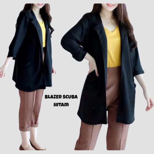 Jual Blazer Warna Quiter/Blazer Basic Scuba Korea - army - Jakarta Pusat - Dira Olshop 2603 ...
