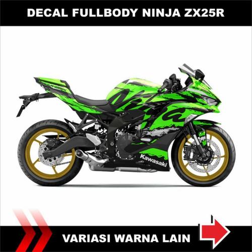 Jual Decal Striping Ninja Zx 25R Full Body Stiker Variasi Motif Bercak ...