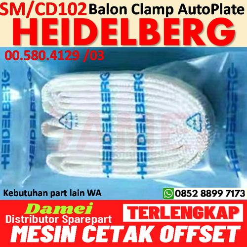 Jual Heidelberg Plate Clamp Air Tube Membrane SM102 CD102 00.580.4129 ...
